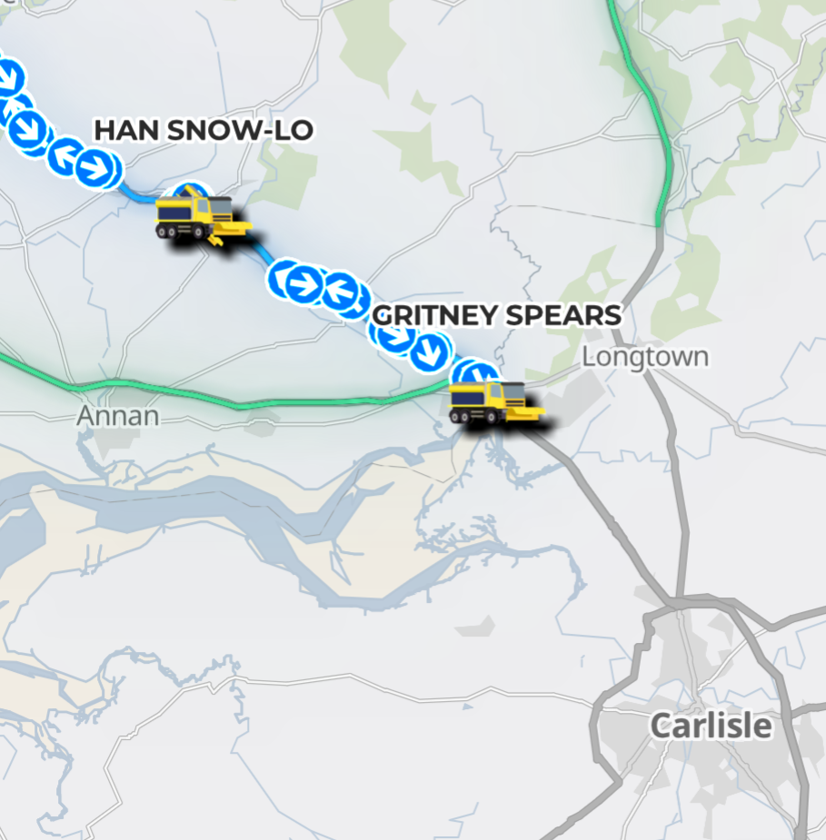 sjvn: "Best snow truck name ever." - Mastodon